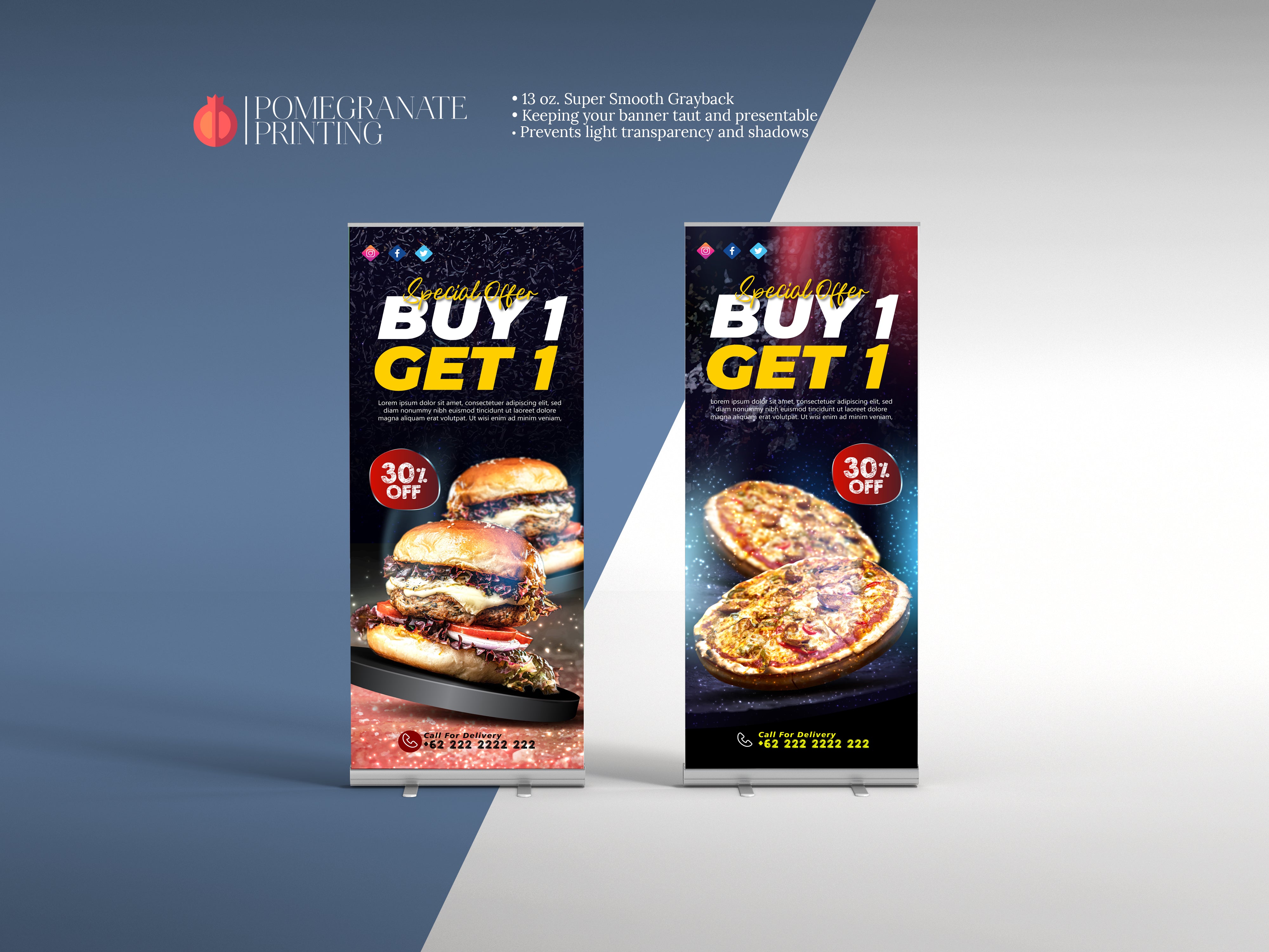 Retractable Pop Up Banner | Double Sided Retractable Banner ...