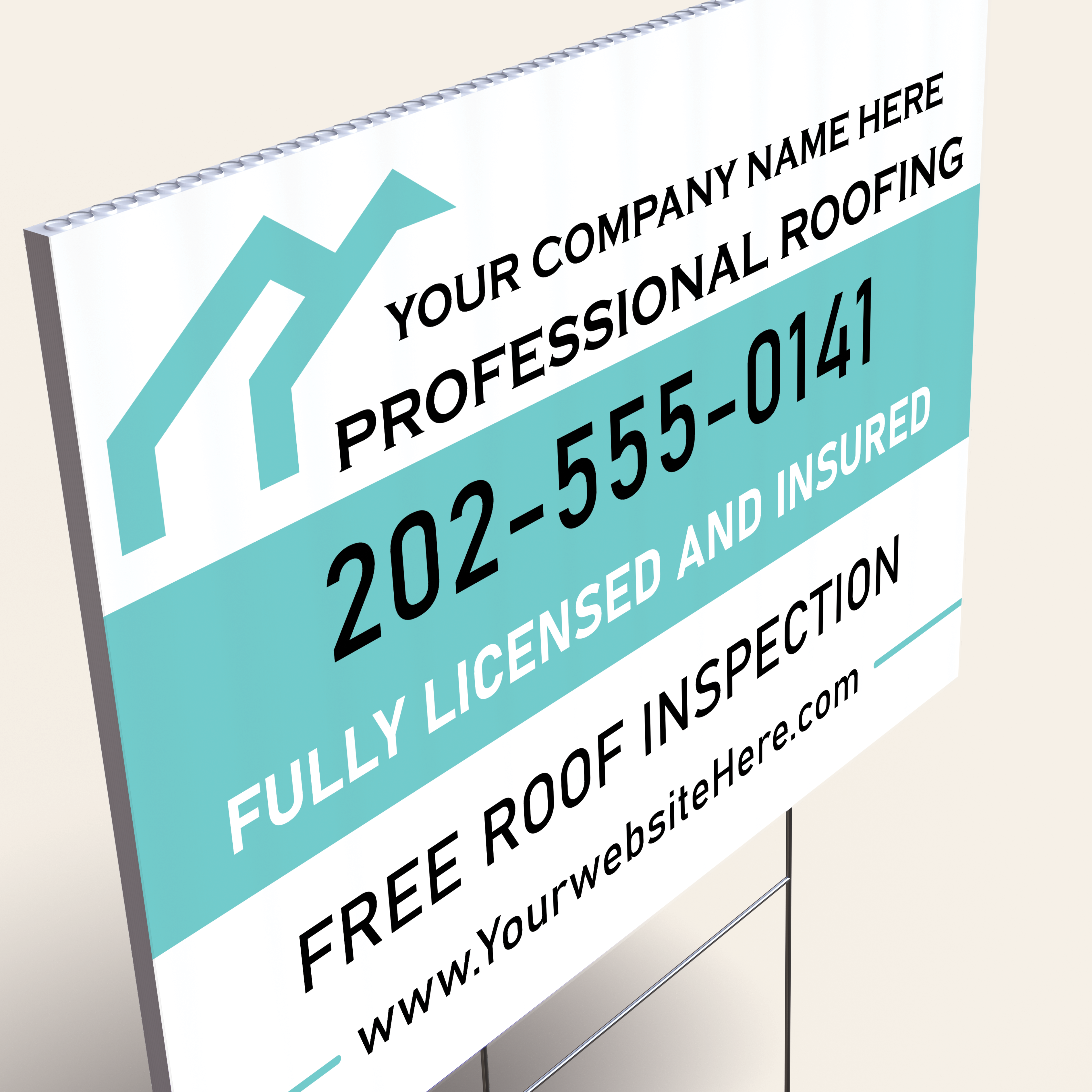 Order Custom Roofing Yard Signs Order Online – PomegranatePrinting